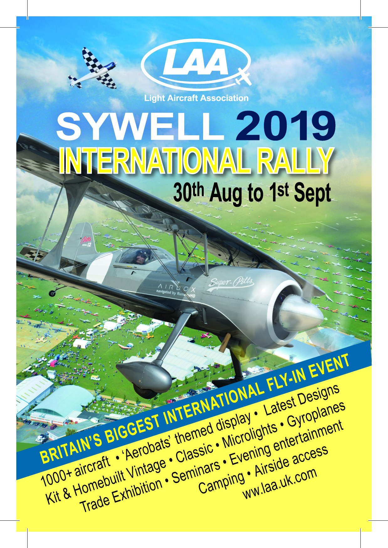 LAA Rally 2019 -Sywell - Welcome to the Bristol Strut